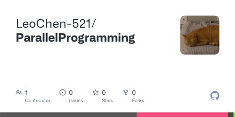 Github Leochen Parallelprogramming