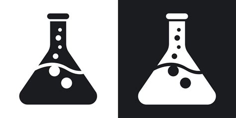 Flask Icon Royalty Free Vector Image Vectorstock