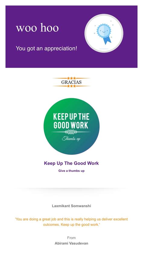 laxmikant somwanshi on linkedin i m delighted to share the news of receiving appreciation and