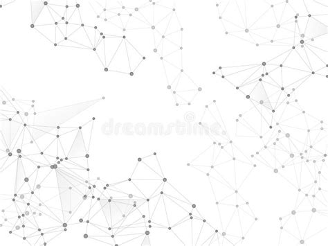 Gometric Plexus Structure Cybernetic Concept Stock Vector Illustration Of Coordinates