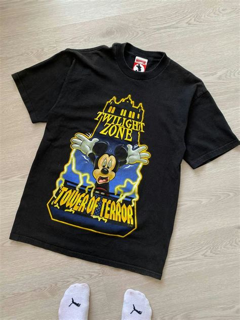 Vintage Vintage Mickey Mouse Tower Of Terror Twilight Zone 90s Tee