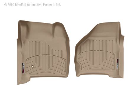 Weathertech 1999 2007 Ford F 450 F 550 Front Floorliner Tan