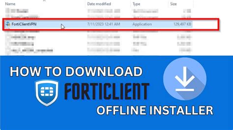 How To Download Forticlient VPN Offline Installer YouTube