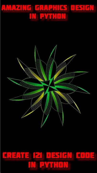 Create 121 Design Code In Python Using Turtle Module Import Module