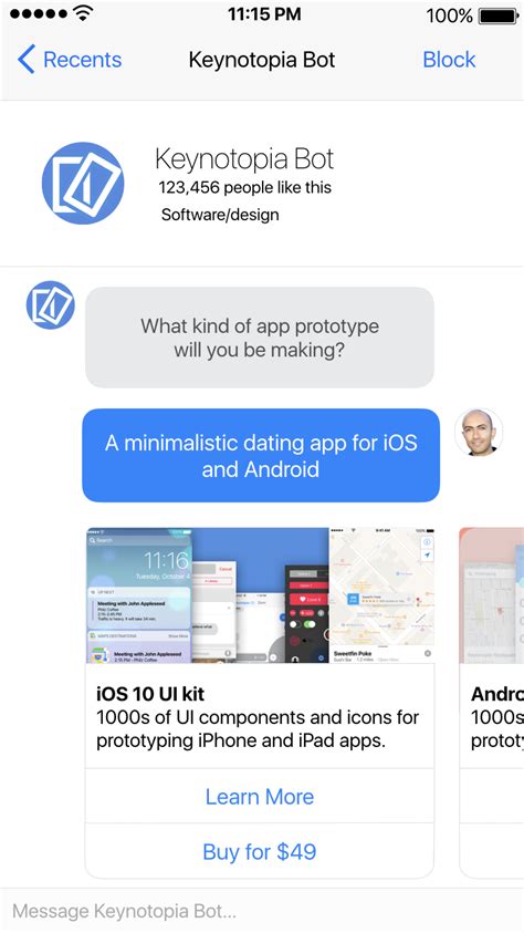 Chatbot Ui Kit For Keynote And Powerpoint Keynotopia
