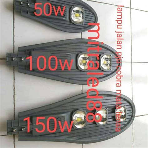 Promo Lampu Jalan Pju Led Cobra Wat Pju Kobra W Lensa X Watt Diskon Di Seller Surota