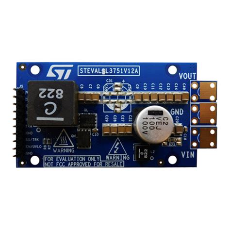 Stmicroelectronics Steval L3751v12 User Manual Pdf Download Manualslib