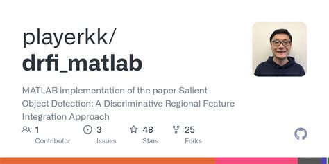Github Playerkk Drfi Matlab Matlab Implementation Of The Paper Salient Object Detection A