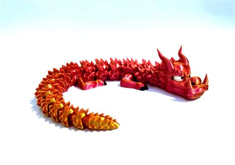 Flexi Dragon Free 3d Print Model Makerworld