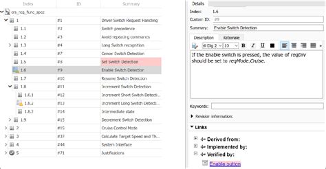 在需求编辑器中跟踪测试用例的变更 Matlab And Simulink Example
