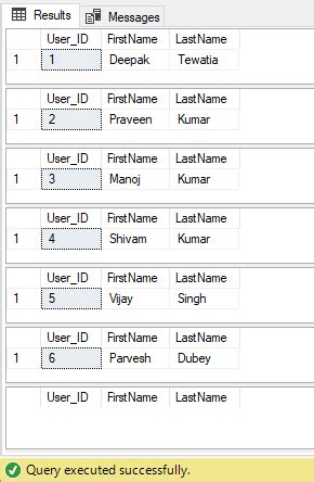 Static Cursor In Sql Server