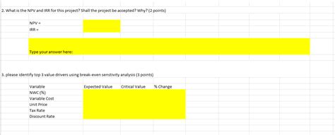 Solved Xyz Inc Is Considering A 5 Year Project The