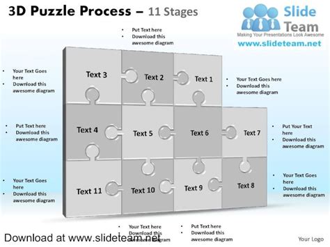 PDF D Puzzle Pieces Connected Jigsaw Stages Powerpoint Presentation Slides And Ppt