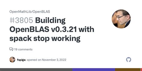 Building Openblas V0321 With Spack Stop Working · Issue 3805 · Openmathlibopenblas · Github