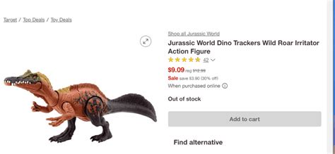 Jurassic World Dino Trackers Wild Roar Irritator Action Figure Set