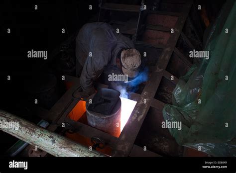 Shipyard Workers Near The Buriganga River In Dhakathere Are More Than