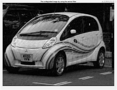 Github Renaissancetimage Restoration Matlab Restore A Degraded Image By Inverse And Weiner