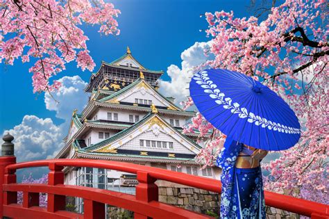 Cherry Blossom Season At Osaka Castle Osaka Japan Live Virtual Tour