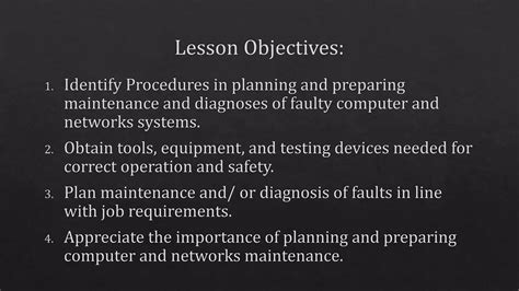 1 Maintaining And Repairing Computer Systems And Networkspptx