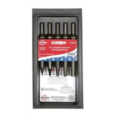 Mayhew Pneumatic Tapered Punch Set Hand Tool Parts And Accessories