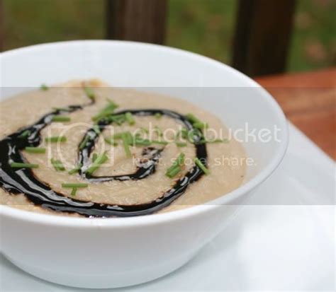 Inspired Bites Roasted Parsnip Soup With Balsamic Syrup