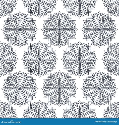 Vector Eps10 File Seamless Retro Geometric Pattern Stock Illustration
