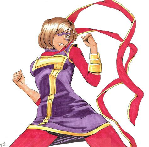 Commission Fan Art New Ms Marvel Kamala Khan By Joemadride On Deviantart
