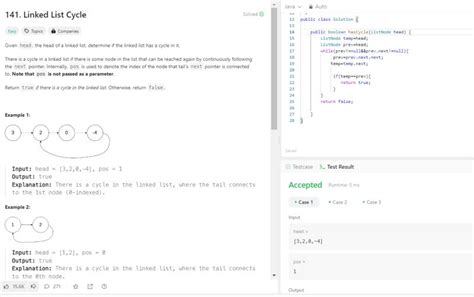 Day75 Leetcode141 Adarsh Suman