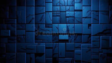 Abstract Dark Blue Background Statistical Resampling Data Sci Fi