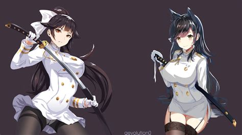 Atago X Takao Azur Lane By Aevolution0 On Deviantart