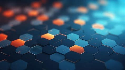 Premium Ai Image Abstract Technology Background With Hexagons 3d Rendering Toned Image