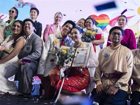 Couples Wed As Landmark Same Sex Marriage Law Takes Effect In Thailand