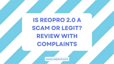 Is Reopro 2 0 A Scam Or Legit Review With Complaints Naijland