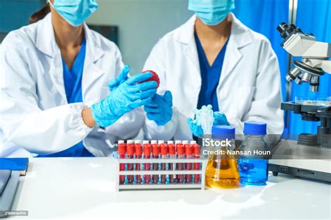 임상 현미경 및 과학적 발견에 중점을 두고 혈액 체액 화학 물질을 분석하여 의학 및 과학 지식을 발전시키는 심층적인 실험실