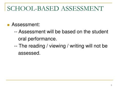 Ppt School Based Assessment Sba Powerpoint Presentation Free