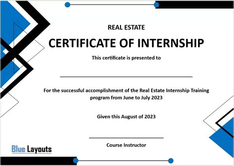 Internship Certificate Template 02 Word Templates For Free Download