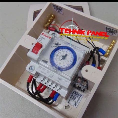 Jual Panel Timer Otomatis Lampu 24jam Timer Model Theben Sul181d Di