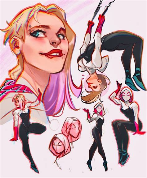 Gwen Stacy Marvel Tribute Spiderman Artwork Spider Gwen