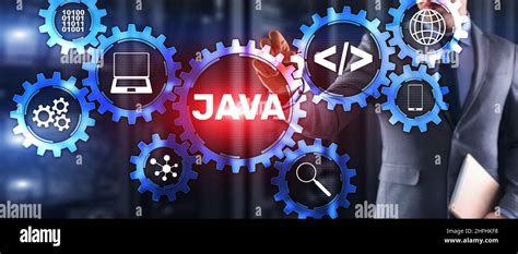 Java Programming Language And Web Development Concept On Virtual Screen Stock Photo Alamy
