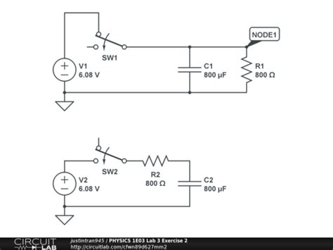 PHYSICS E Lab Exercise CircuitLab