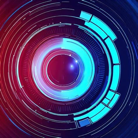 Premium Ai Image Premium Abstract Conceptual Hud And Circuit Board Space Futuristic Technology