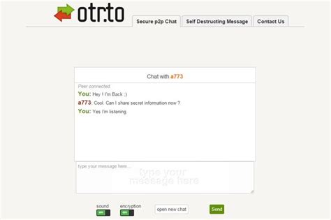 Otr To — Secure Off The Record P2p Encrypted Messaging Service R Privacy