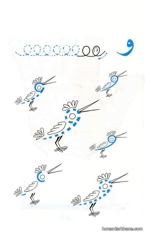 نقاشی با حروف الفبا فارسی برای کودکان کلاس اول ابتدایی