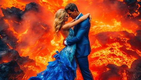 Premium Ai Image Cute Couple Photograph