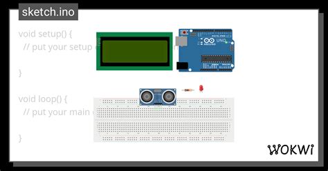 Jarak Wokwi Esp32 Stm32 Arduino Simulator