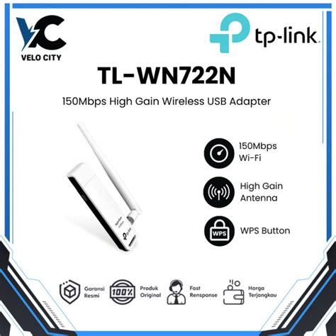 Jual Tp Link Wn N Mbps High Gain Wireless Usb Adapter Tp Link Tplink Tl Wn N Shopee