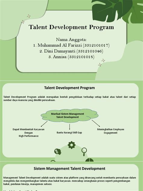 Talent Development Program Pdf Pdf