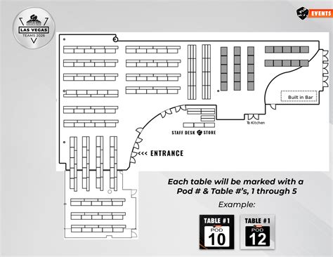 Flg Events Las Vegas Teams Tournament 2026 Event Floorplan