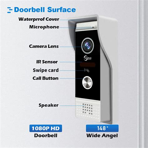 Video Intercom 1080p System Doorphone For Home Wireless Wifi Smart Vid Zhongshan Anjielo Smart