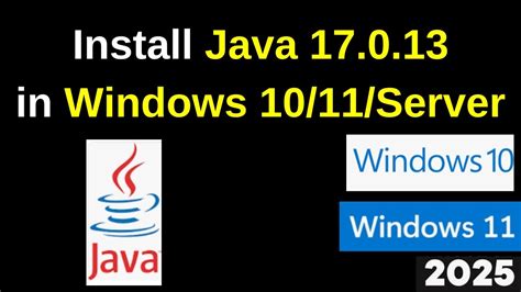 Ultimate Guide Installing Java Jdk 17013 Andconfiguring Javahome On